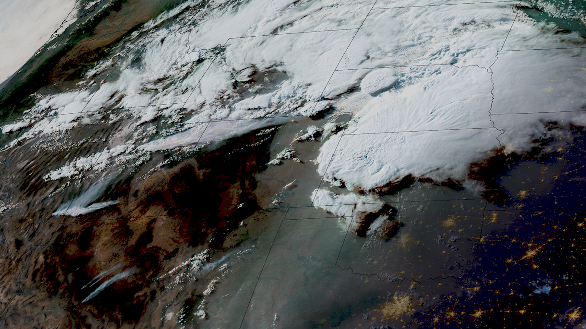 Severe Storms for the Central Plains as the Southwest Burns | CIRA ...